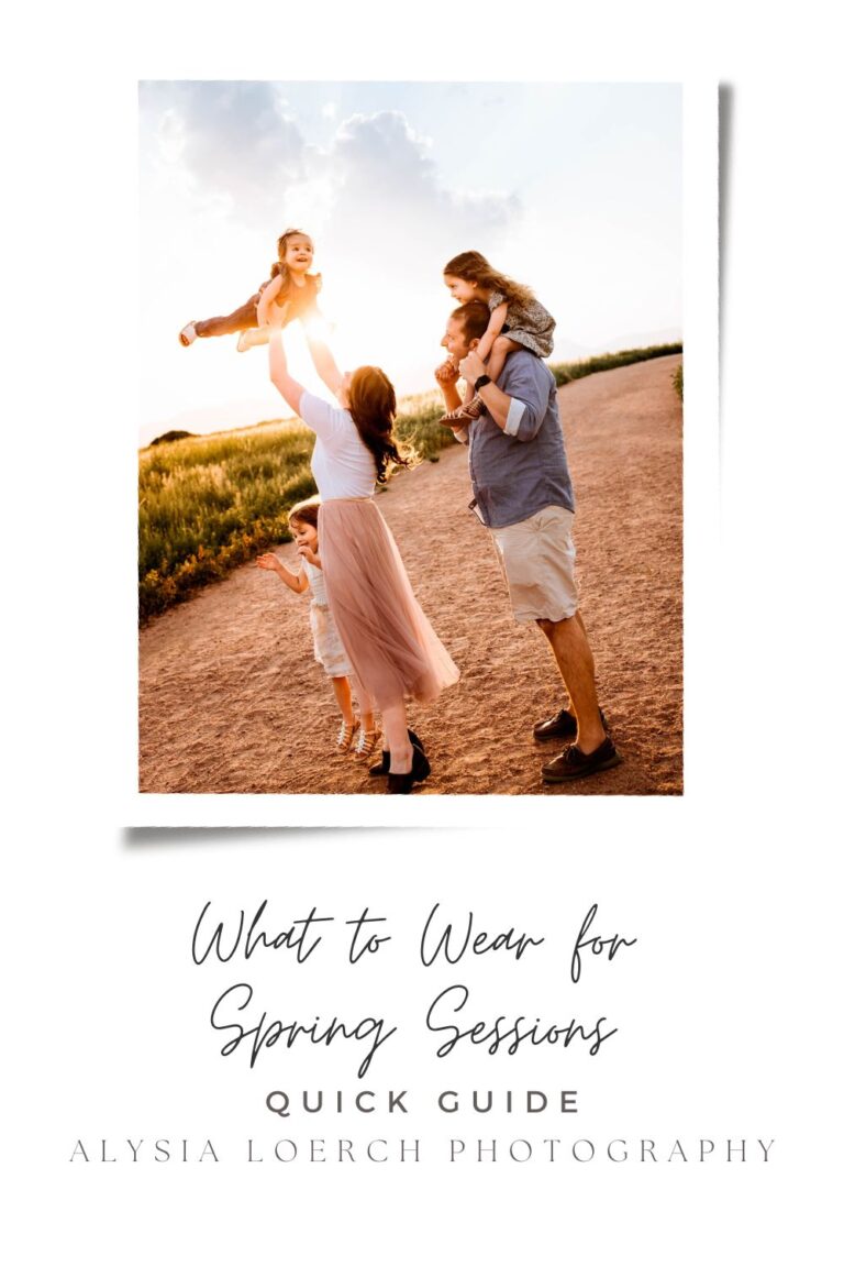 What to Wear for your Spring Photo Session | Alysia Loerch Photography